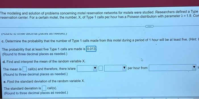 The modeling and solution of problems concerning | Chegg.com