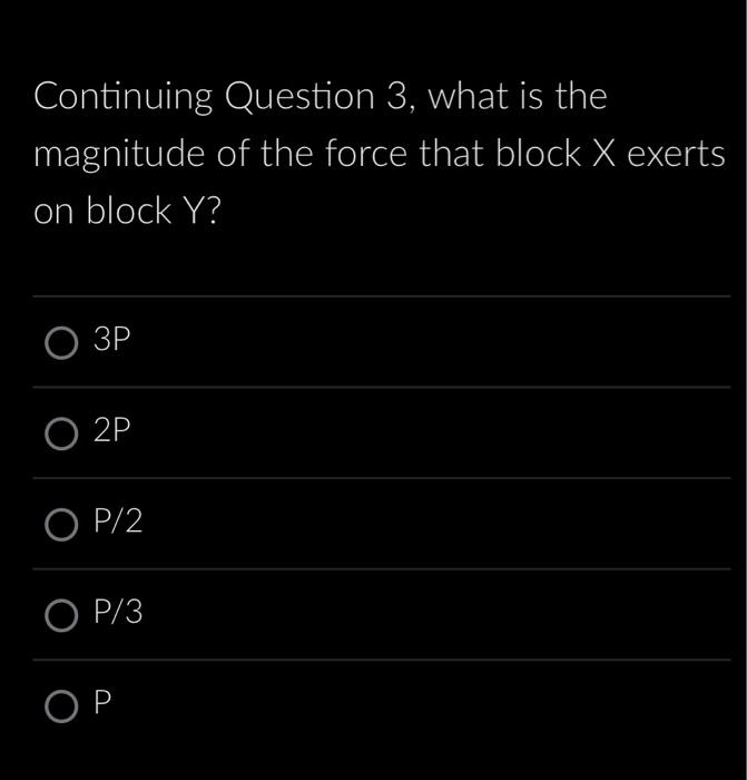 Solved A force pushes block X which is in contact with block | Chegg.com