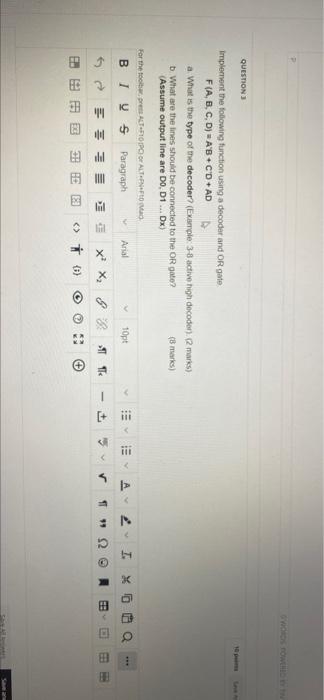 Solved QUESTIONS Implement the following function using a | Chegg.com