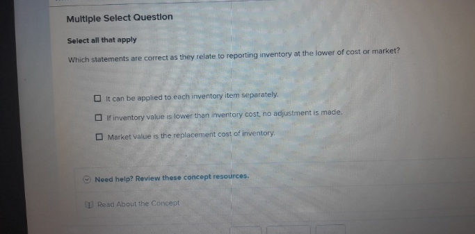 Solved Multiple Select QuestionSelect all that applyWhich | Chegg.com