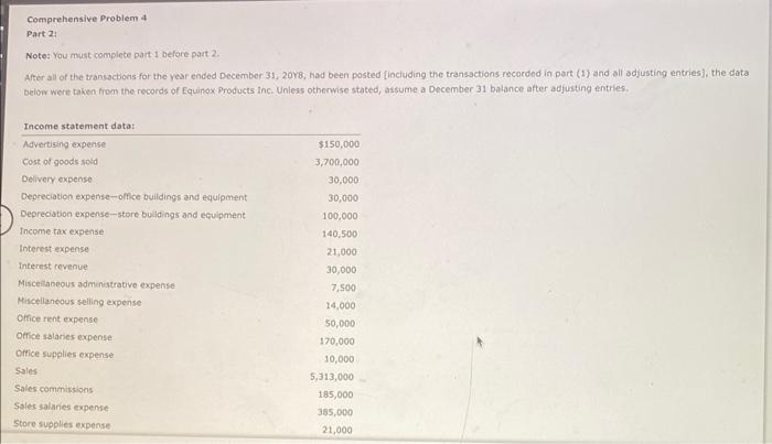 Solved Part 5: Note: You must complete parts 1, 2, 3, and 4 | Chegg.com