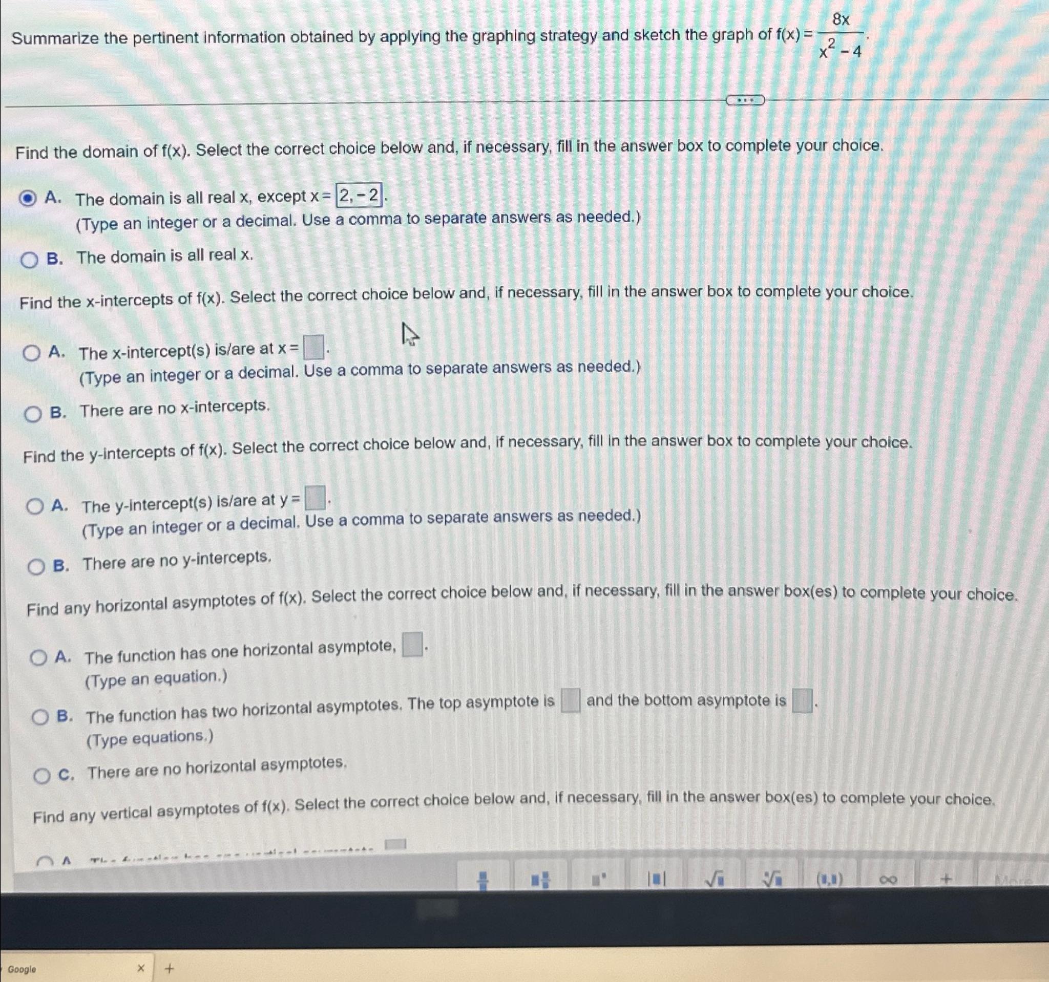 Solved Summarize the pertinent information obtained by | Chegg.com
