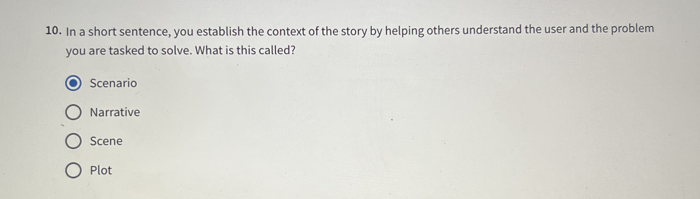 Solved In a short sentence, you establish the context of the | Chegg.com