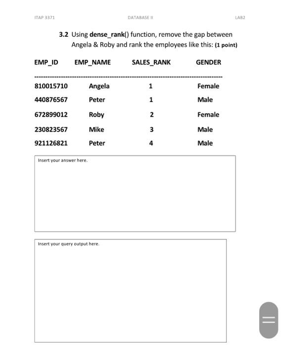 Solved DDLcreate table DEPARTMENT (DNAME VARCHAR(30),DNUMBER | Chegg.com
