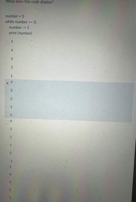Solved Question 12 0/1 point What does this code display? | Chegg.com