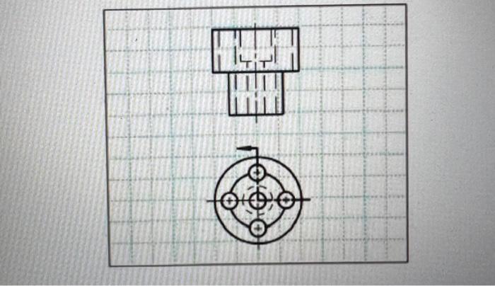 Solved Draw the two given views and the indicated section | Chegg.com