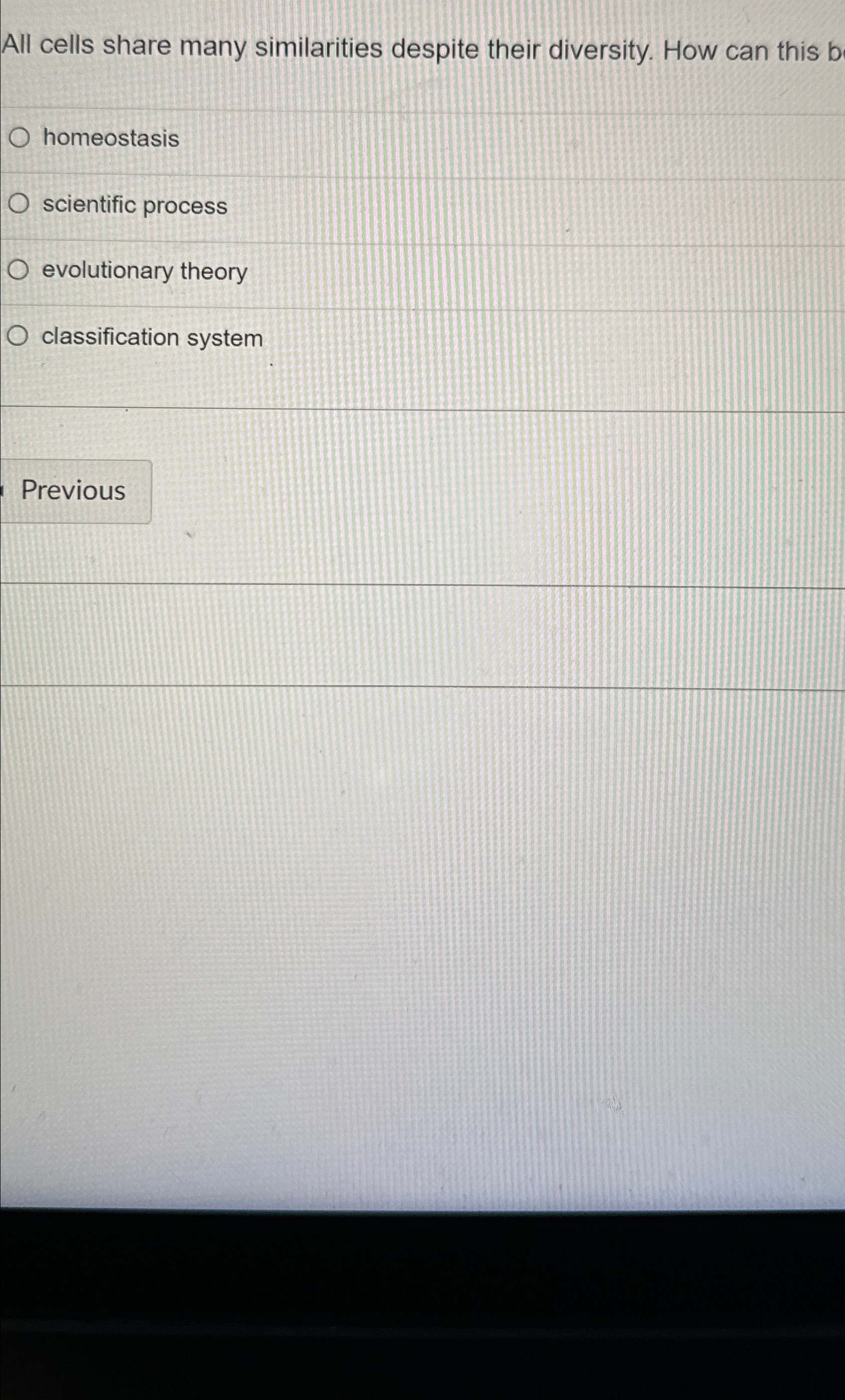 Solved All cells share many similarities despite their | Chegg.com