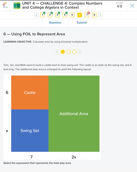 Solved UNIT 4 - CHALLENGE 4: Complex Numbers and College | Chegg.com