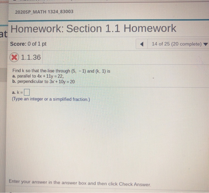 Solved 2020sp Math 1324 83003 Homework Section 1 1 Homework