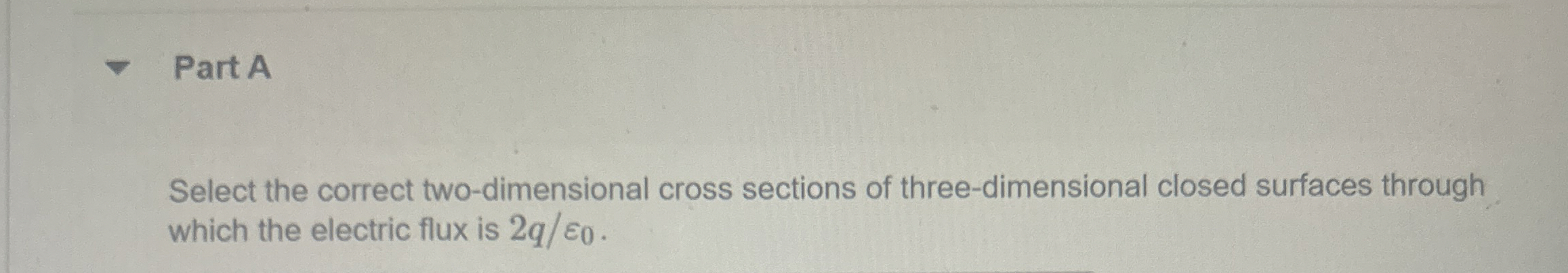 Solved Part ASelect the correct two-dimensional cross | Chegg.com