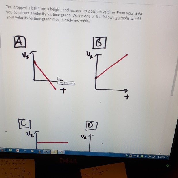 Solved You dropped a ball from a height, and recored its | Chegg.com