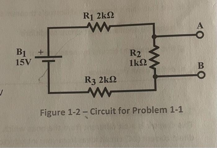 Solved Problem 1-1 What will be the potential difference | Chegg.com