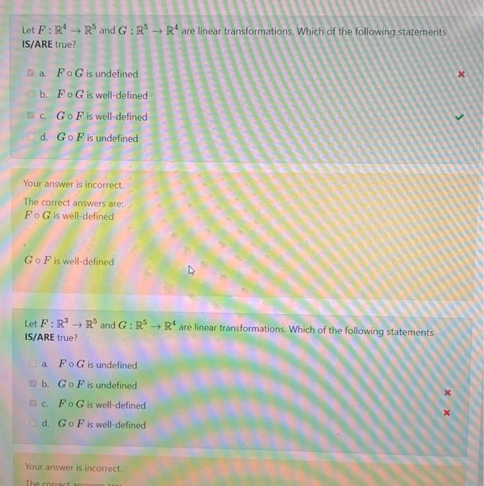 Solved Let F:R2→R3 and G:R2→R2 where F(x,y)=(x+2y,x,x−y) and | Chegg.com