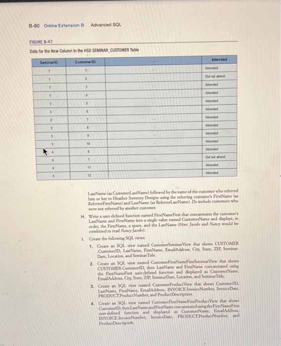 Solved These questions are based on Chaper 3's Heather | Chegg.com