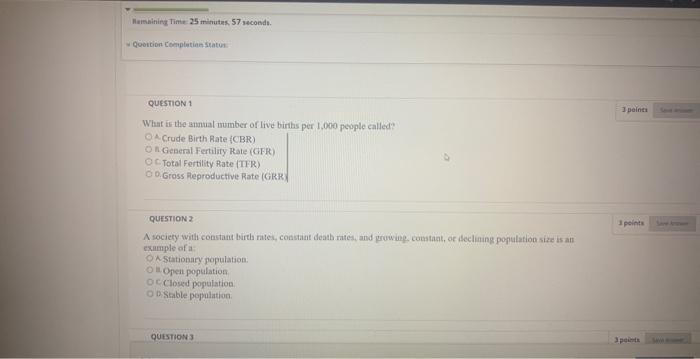 Solved What is the annual mumber of live births per 1,000 | Chegg.com