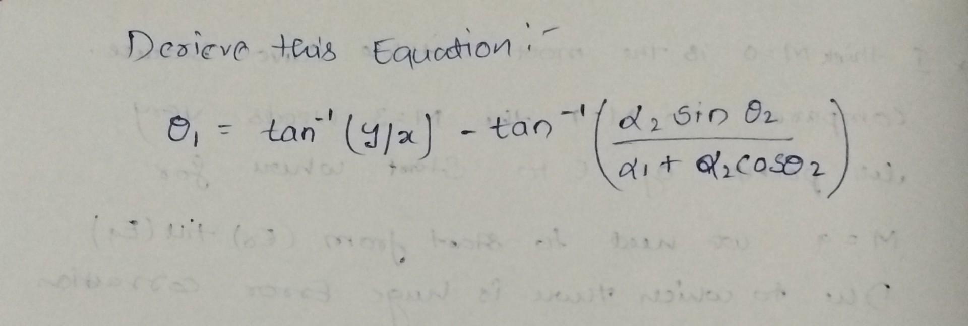 Solved Derieve this Equation:- | Chegg.com