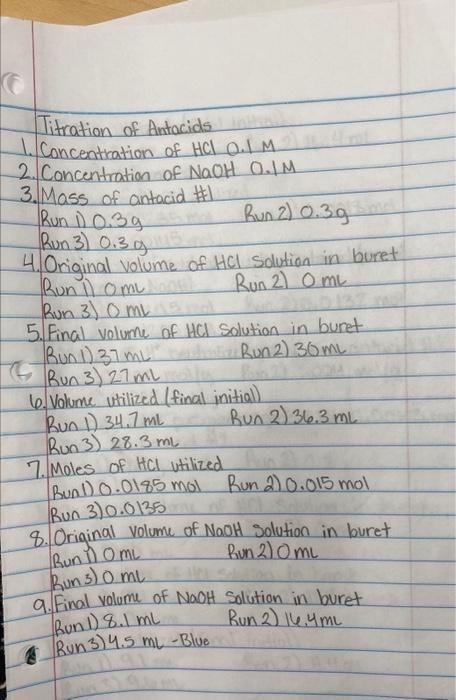 Solved Name Date Section 1. Which antacid was more effective | Chegg.com