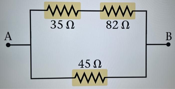 Solved 36. - Find the equivalent resistance between points A | Chegg.com