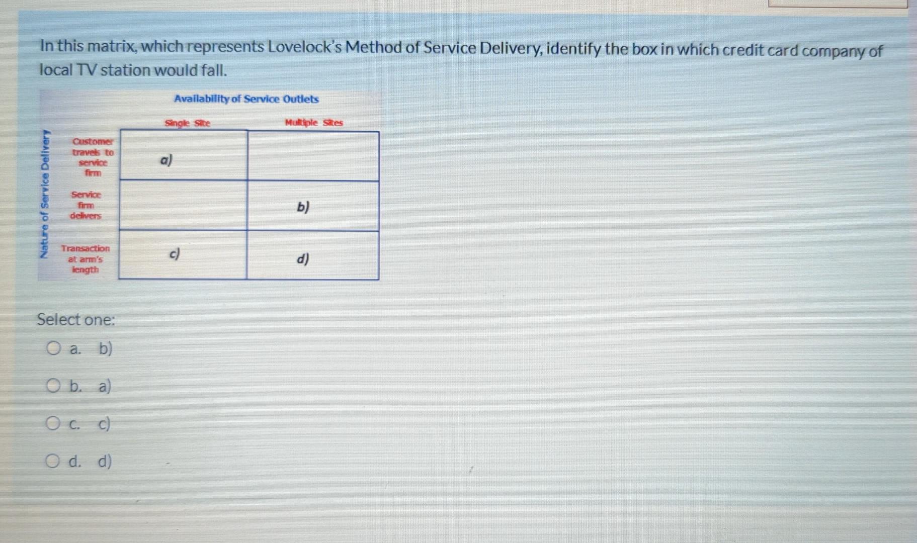 Solved In the matrix below, by Schmenner, indicate where | Chegg.com
