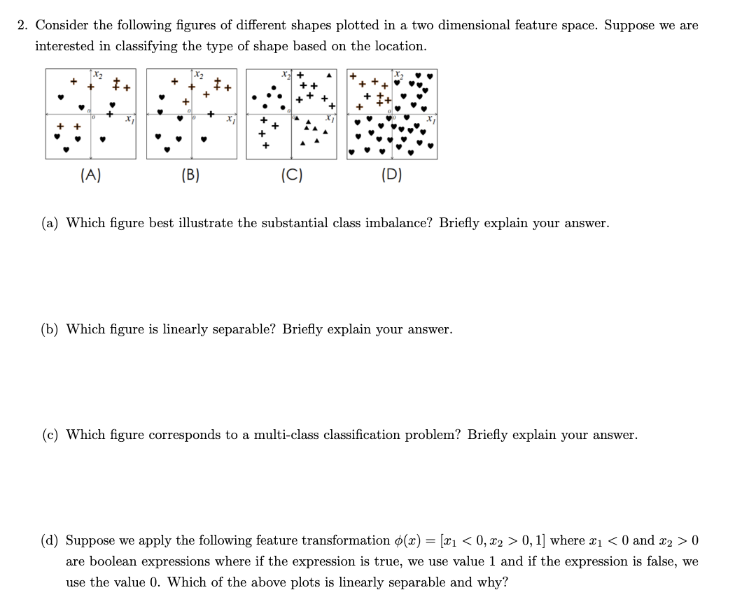 Solved Consider the following figures of different shapes | Chegg.com