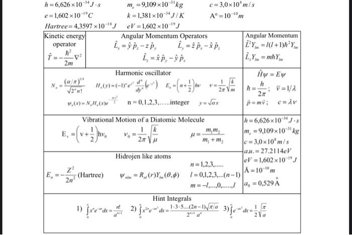 Solved I=1 5. (20 Point) The electronic Hamiltonian operator | Chegg.com