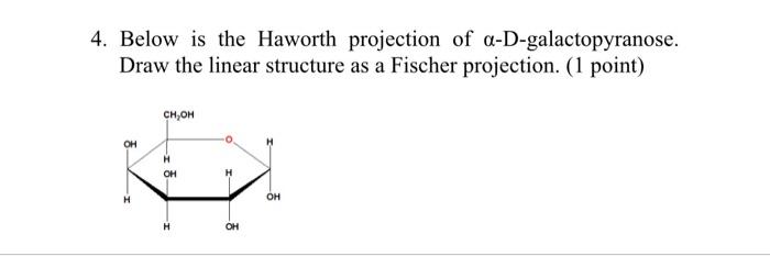 Solved Below is the Haworth projection of | Chegg.com