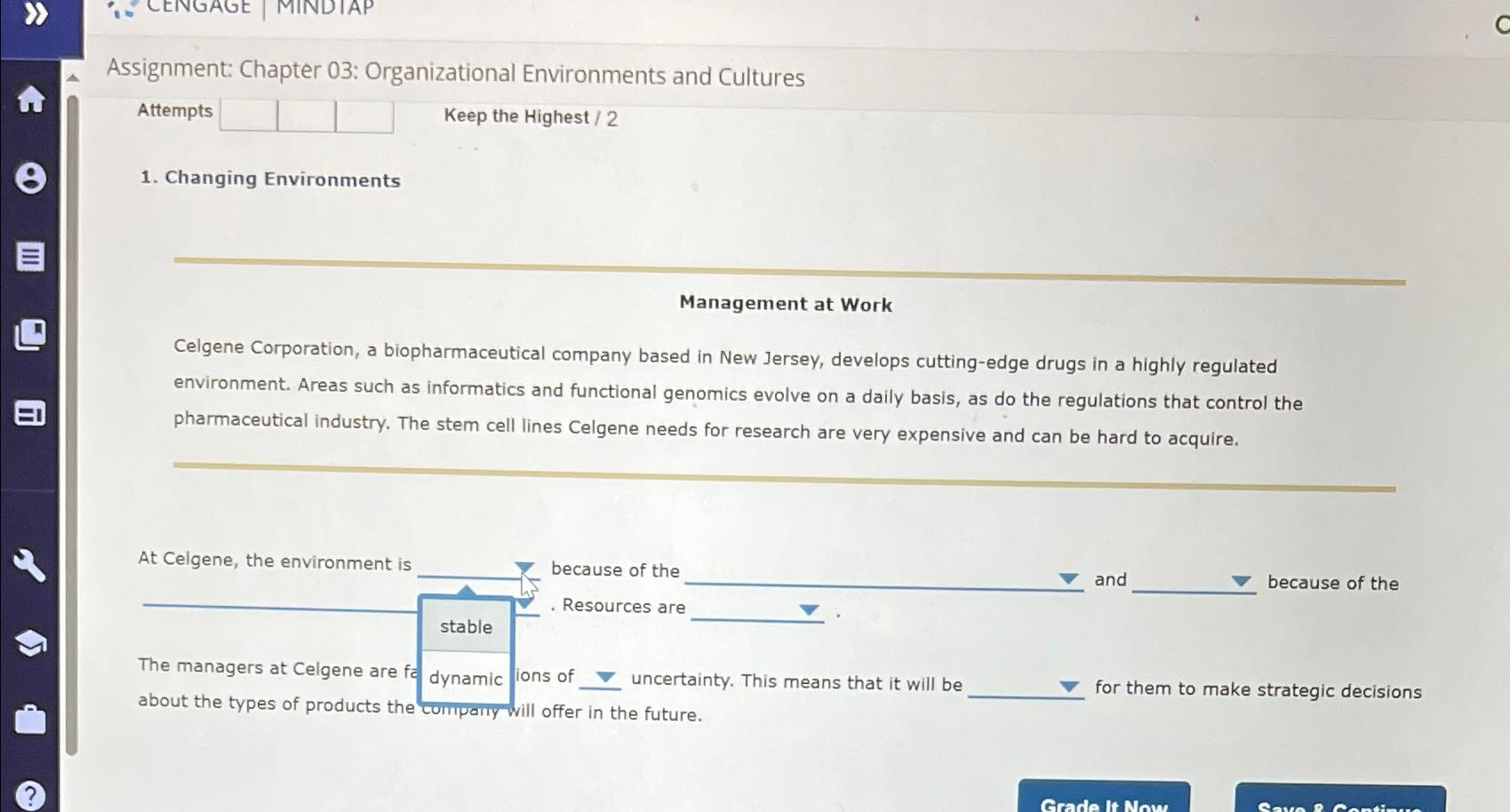 Solved Assignment: Chapter 03: Organizational Environments | Chegg.com