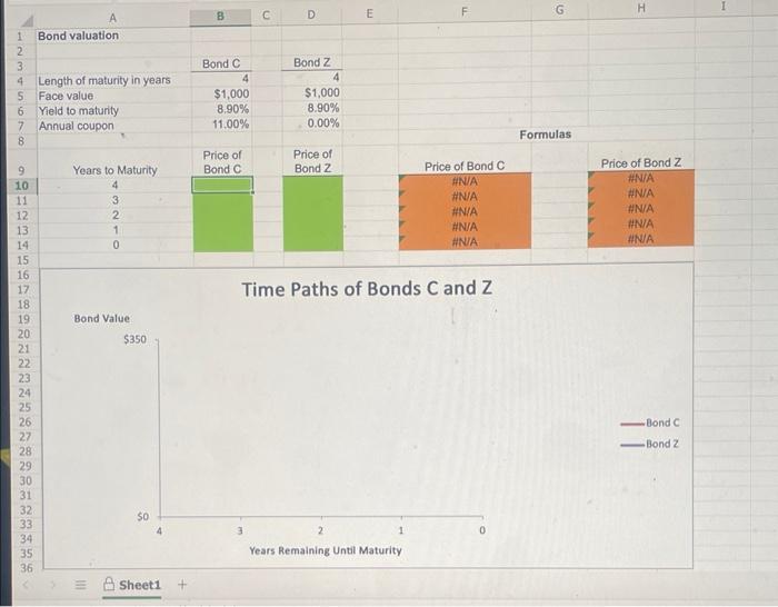 Solved Excel Online Structured Activity: Bond valuation An | Chegg.com