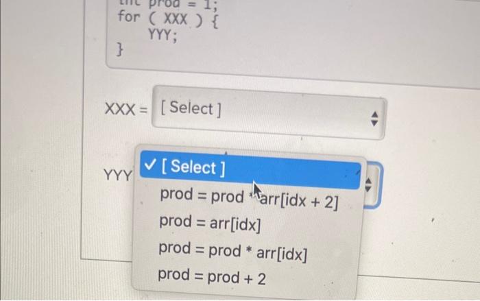 Solved Which of the following lines of code can replace the | Chegg.com