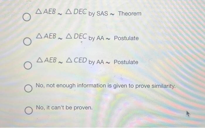 Solved Can the triangles below be proven similar? If so, | Chegg.com