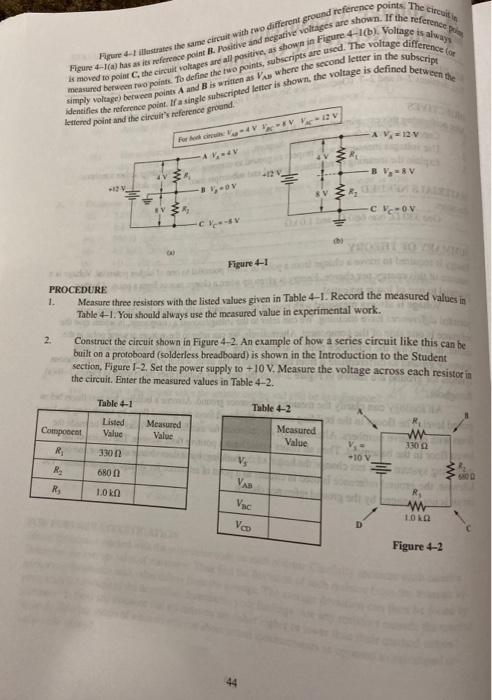 Solved Figure strates the same circuit with two different | Chegg.com