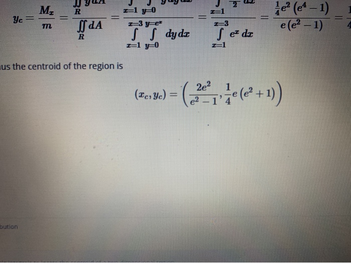 Solved Use double integrals to locate the centroid of a | Chegg.com