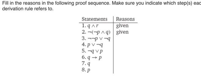 Solved DISCRETE MATH, can you expain how you got the steps ? | Chegg.com