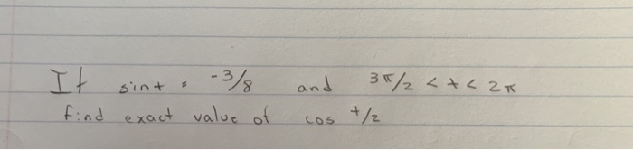 Solved 5 and It sint find exact value of 37/ | Chegg.com