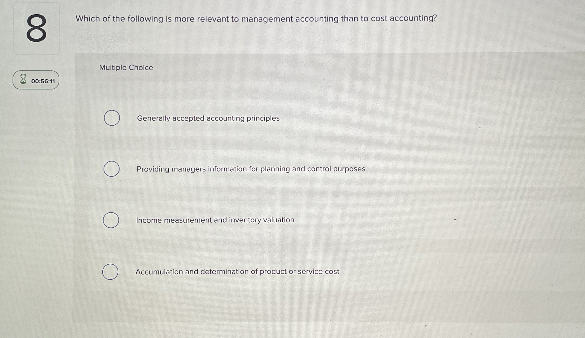 Solved 0Which of the following is more relevant to | Chegg.com