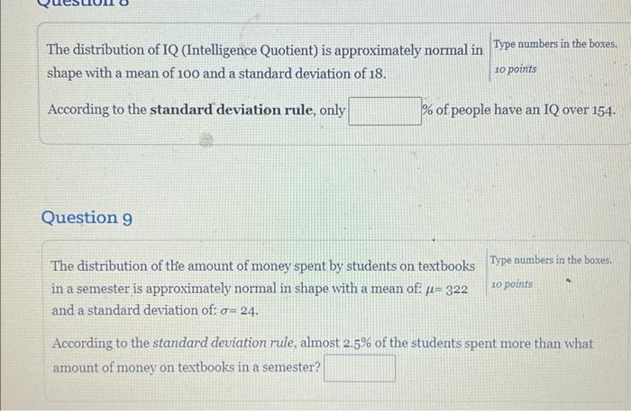Solved The distribution of IQ (Intelligence Quotient) is | Chegg.com