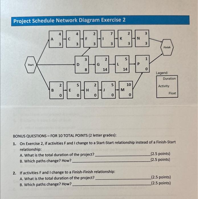 BONUS QUESTIONS - FOR 10 TOTAL POINTS ( 2 letter | Chegg.com