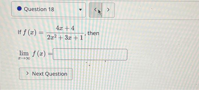 Solved f(x)=2x2+3x+14x+4 | Chegg.com