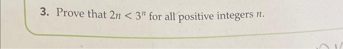 Solved 3. Prove that 2n
