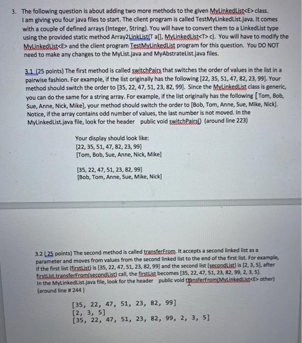 Solved 3. The following question is about adding two more | Chegg.com
