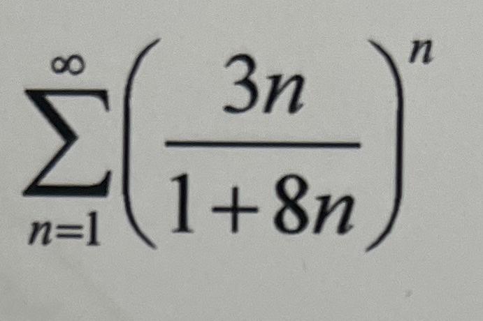 Solved Please Help Me Find The Convergence Divergence Of The