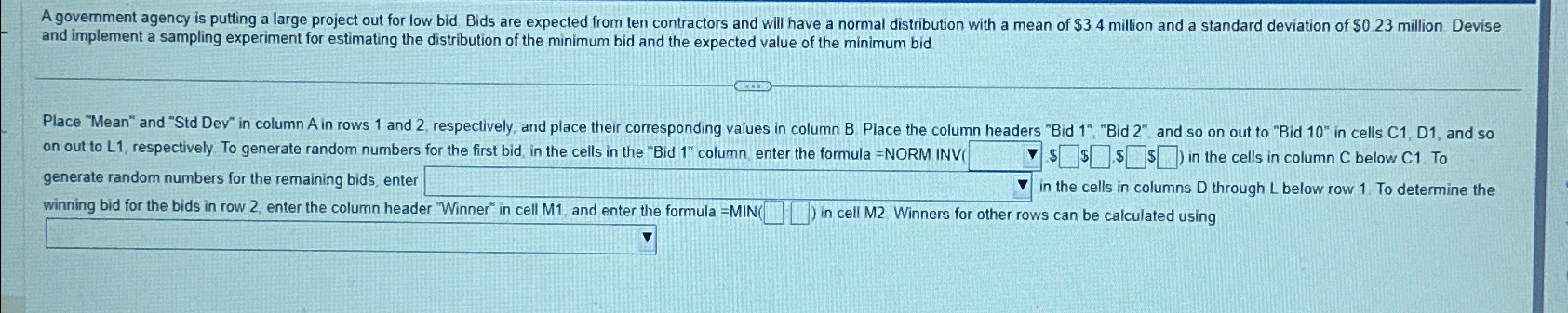 Solved and implement a sampling experiment for estimating | Chegg.com