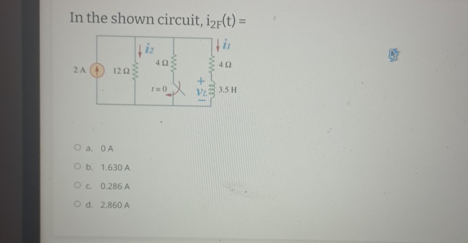 Solved In the shown circuit, | Chegg.com