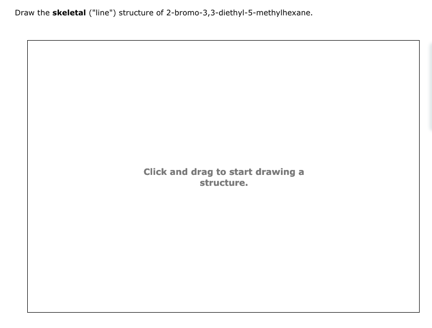 Solved by an EXPERT Draw the skeletal ("line") ﻿structure of | Chegg.com