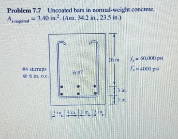 Solved For Problems 7.6 to 7.9 , determine the development | Chegg.com