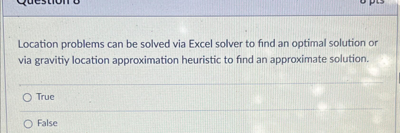 Solved Location problems can be solved via Excel solver to | Chegg.com