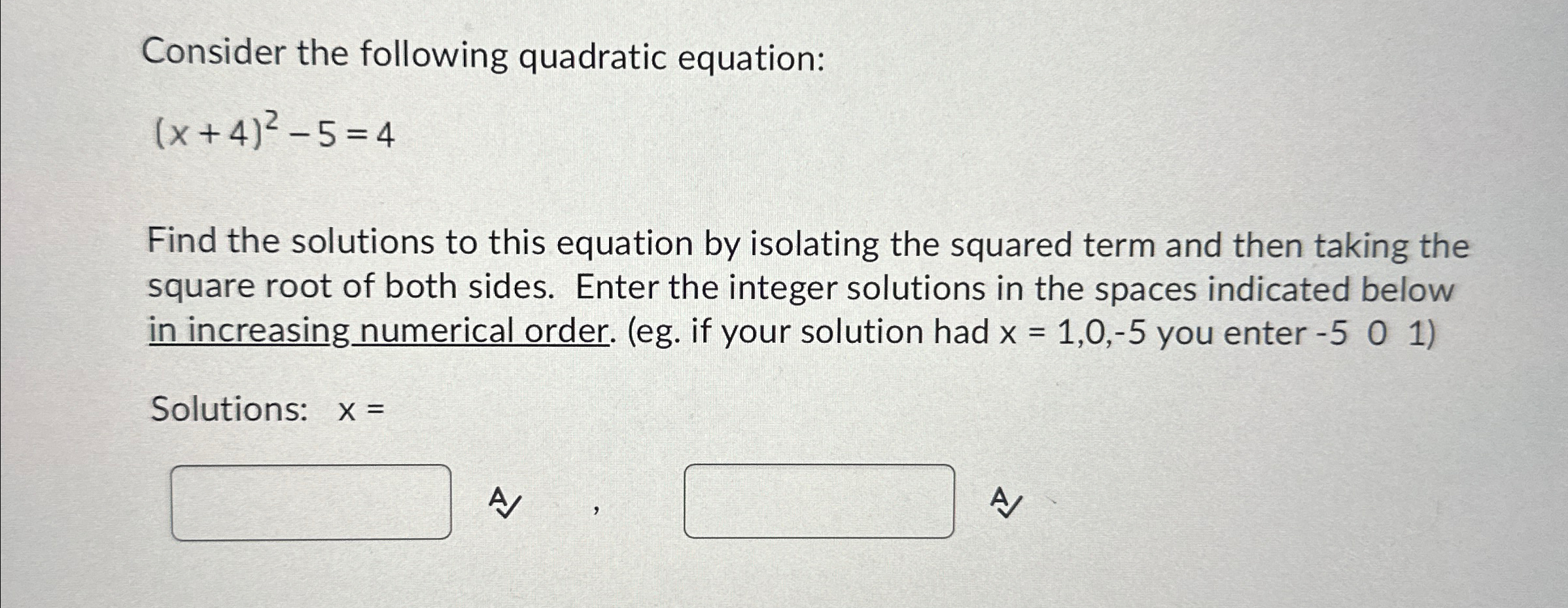 Solved Consider the following quadratic | Chegg.com