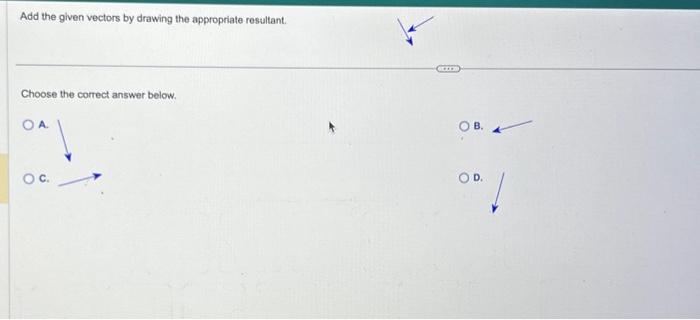 Solved Add the given vectors by drawing the appropriate | Chegg.com