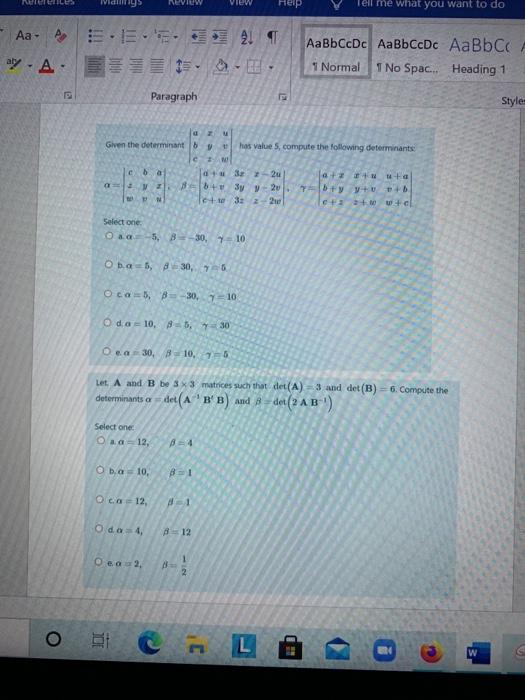 Solved NELLES Widy NEVIEW View Help Tell me what you want to | Chegg.com Solved NELLES Widy NEVIEW View Help Tell me what you want to | Chegg.com