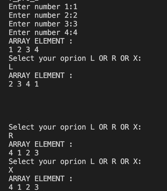 Solved "In C with comment and output" Problem 2 Left-right | Chegg.com